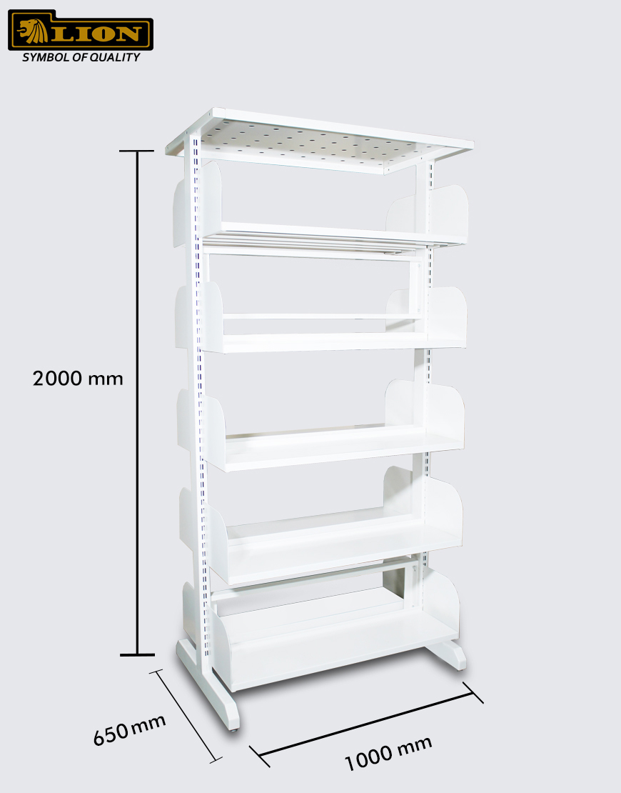 LION Library Rack Double | lionmetalstore